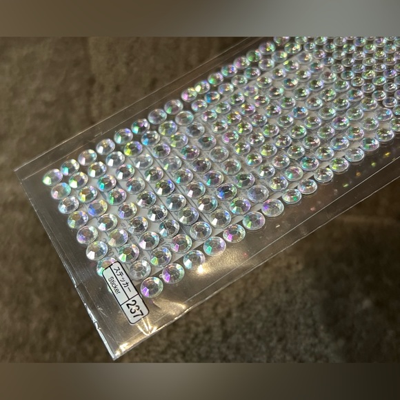 Daiso | Design | Crystal Gem Rhinestone Decoration Seal Stickers Daiso ...